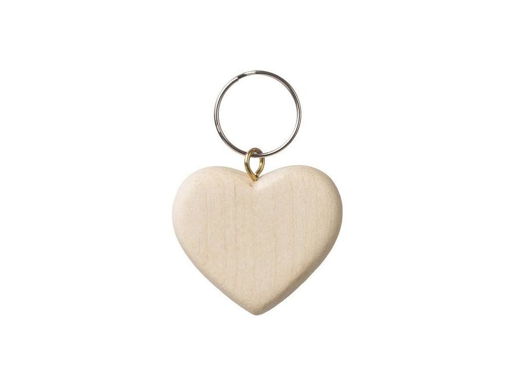 Drveni privjesak srce | AtmoWood.hr