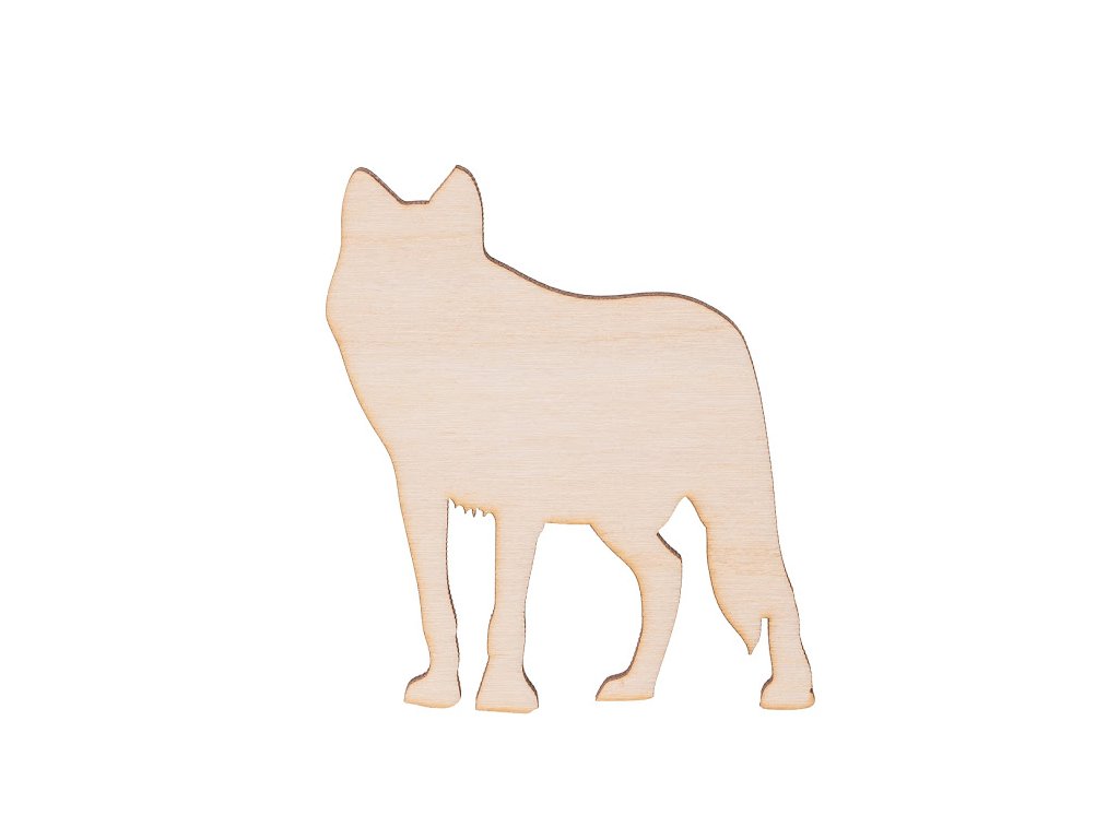 Drveni vuk 8 x 7 cm | AtmoWood.hr
