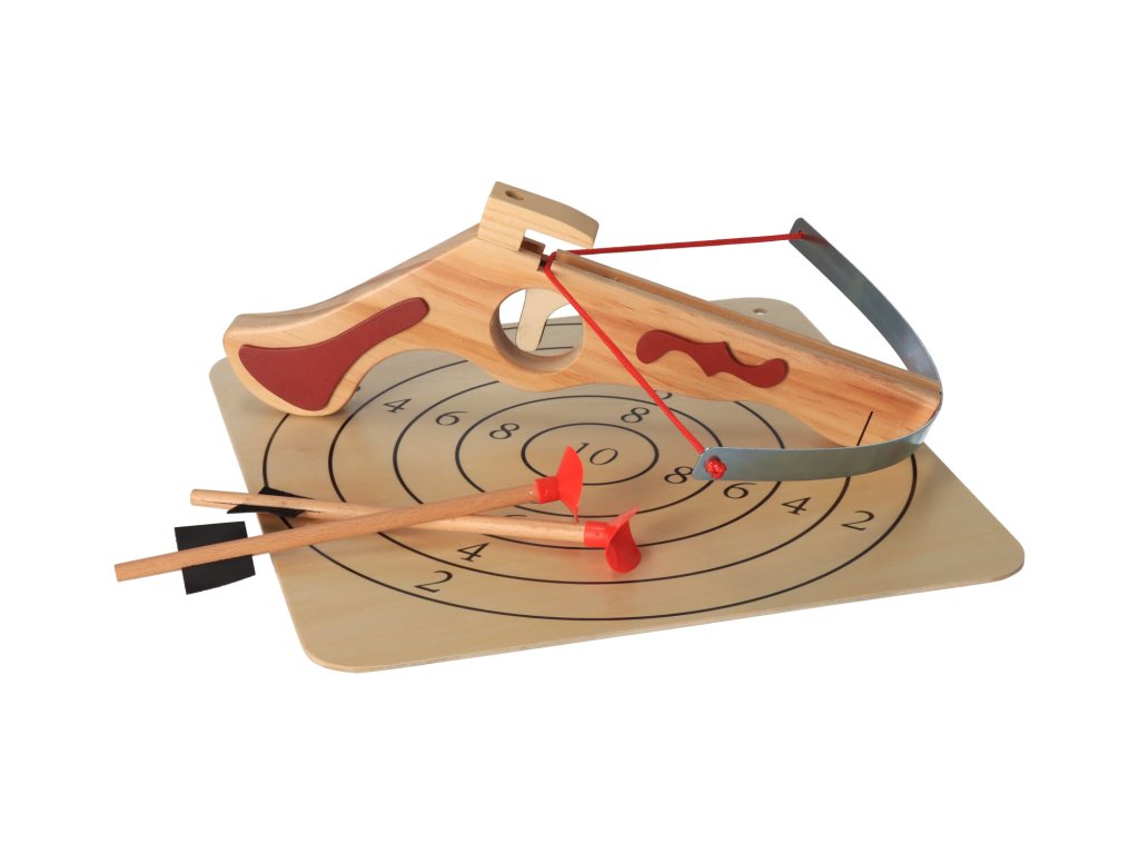 Mali samostrel sa strijelama i metom | AtmoWood.hr