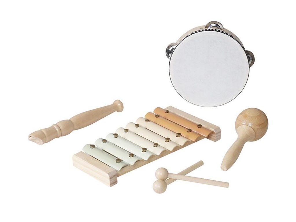 Set drvenih glazbenih instrumenata | AtmoWood.hr