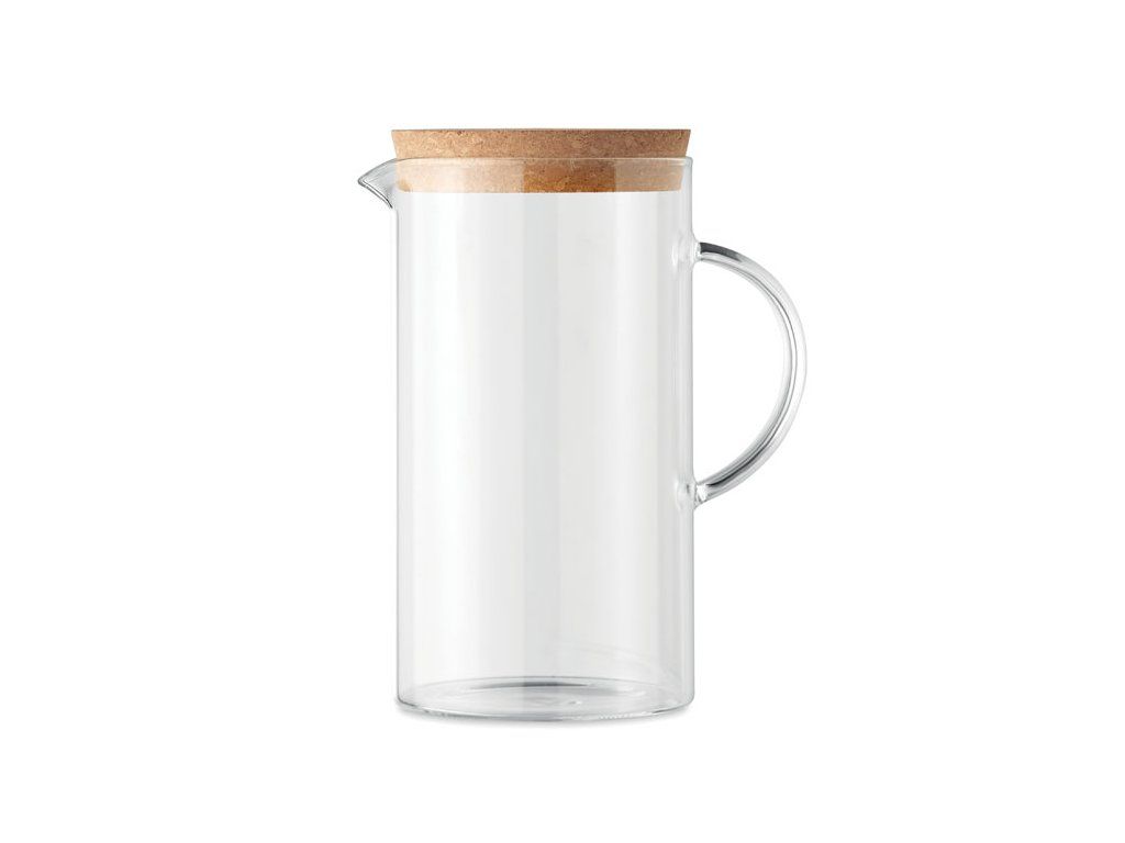 Stakleni vrč s plutenim poklopcem - 1000 ml | AtmoWood.hr